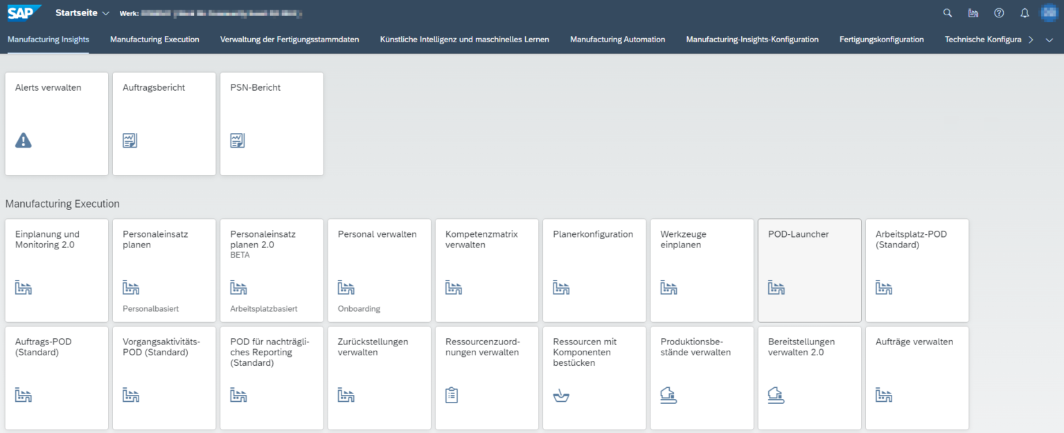Digital Manufacturing POD – SAP Technology & Security
